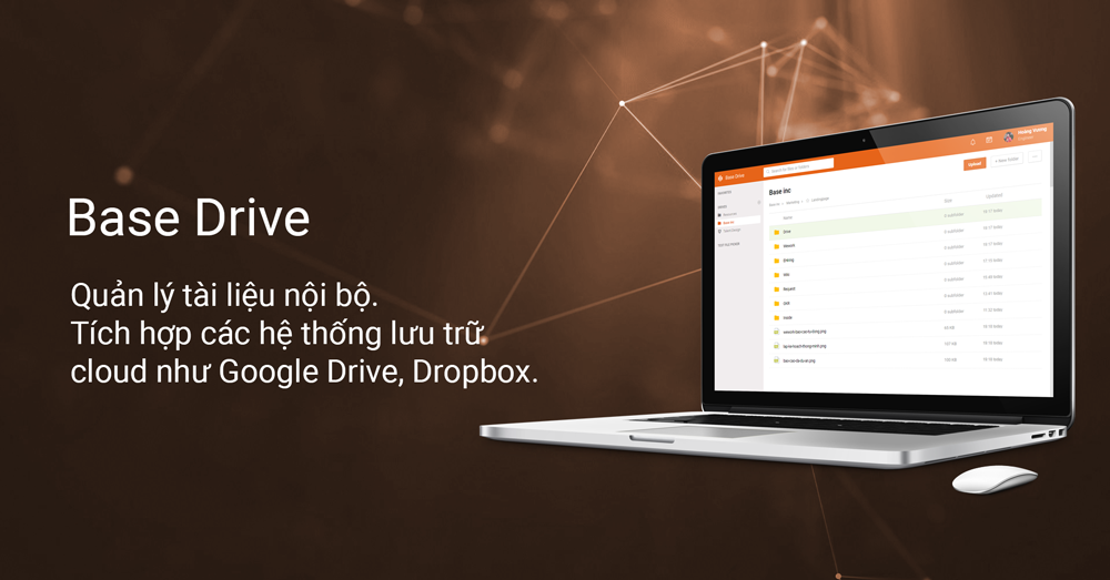 Base Drive - Ứng dụng tổ chức và lưu trữ tệp tin nội bộ