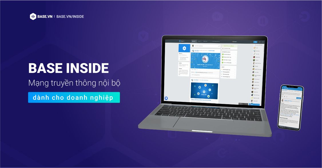 Base Inside - Mạng truyền thông nội bộ dành cho doanh nghiệp - Base.vn